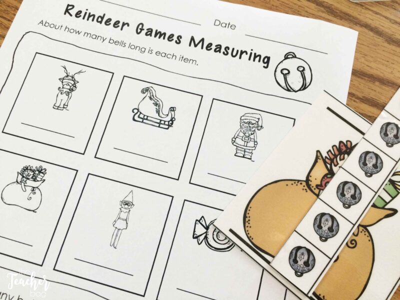 Reindeer Games Math Centers - The Teacher Bag