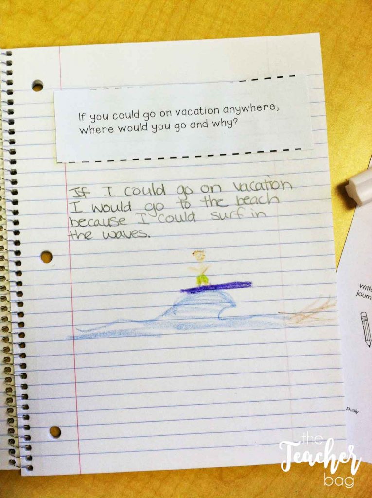 Summer Journal Writing - The Teacher Bag