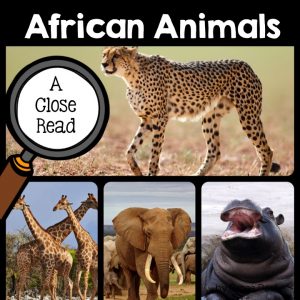 Close Read - Marine Animals - The Teacher Bag