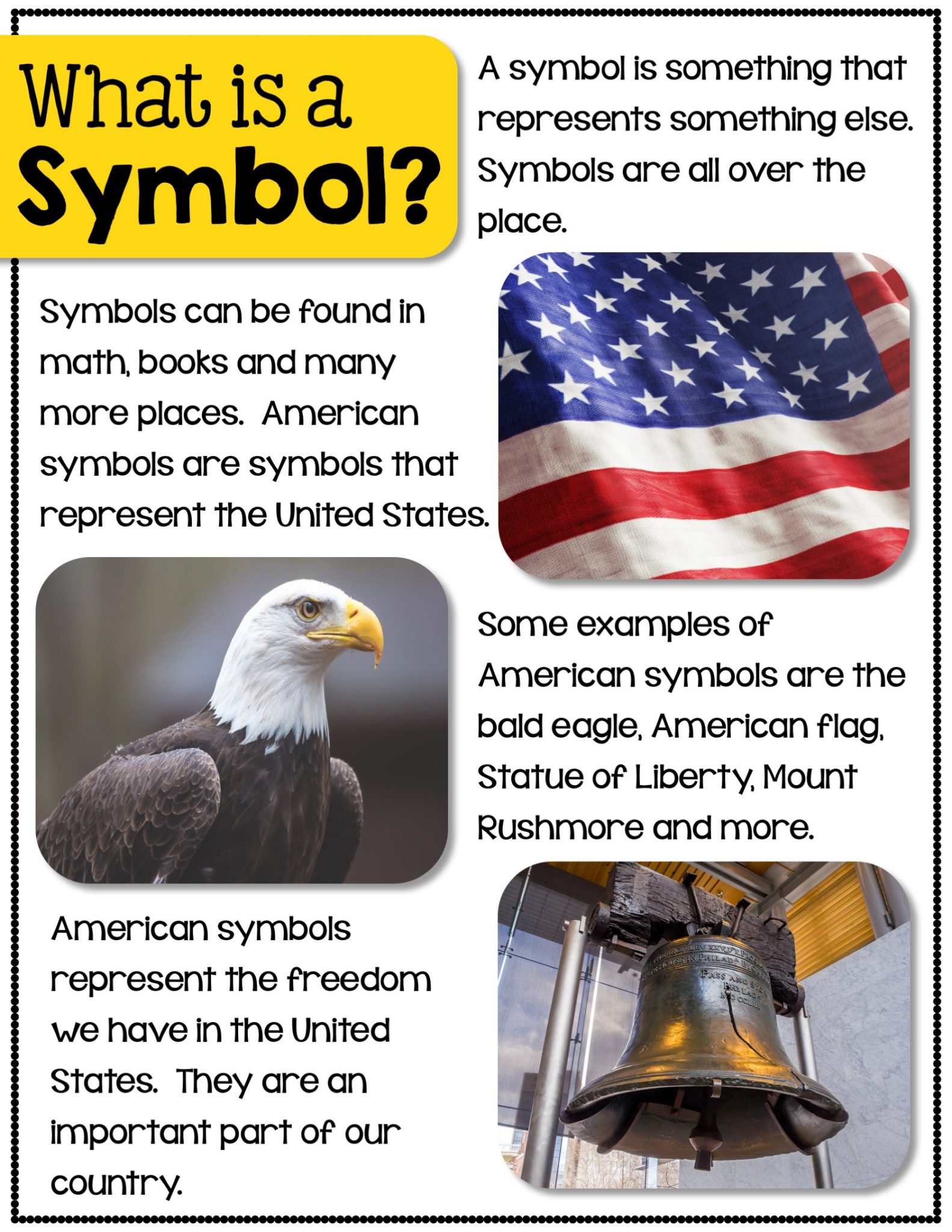 American Symbols, Monuments, and Landmarks - The Teacher Bag