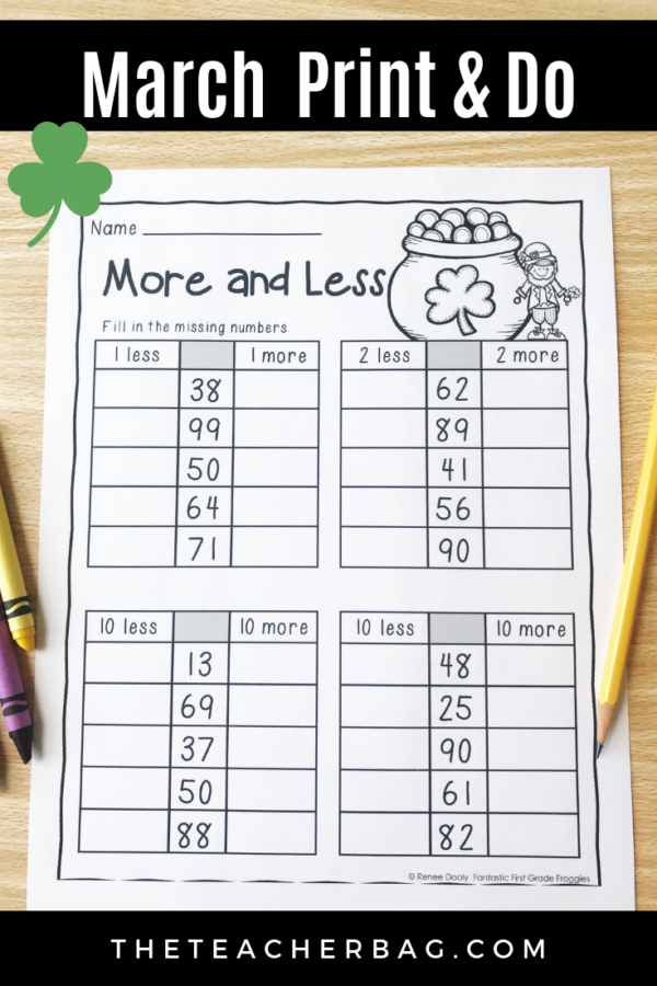 March NO PREP Resources - The Teacher Bag