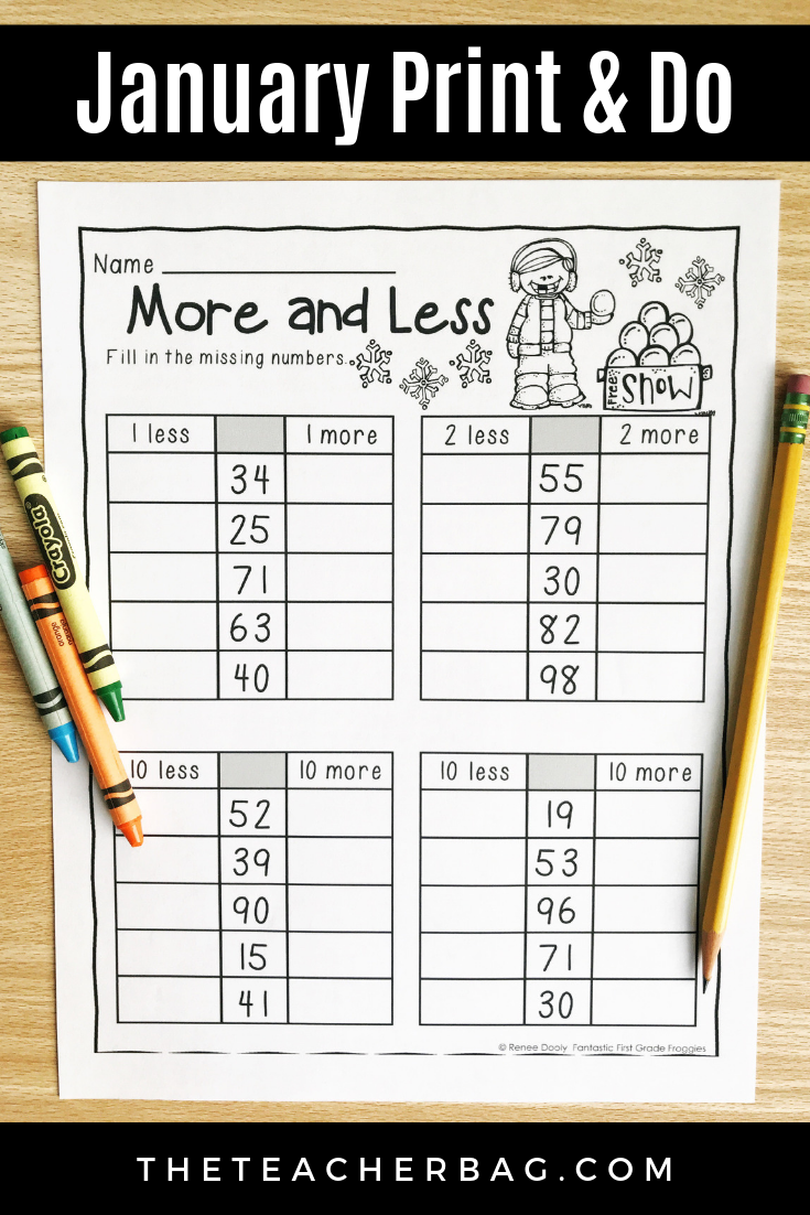 January NO PREP Resources - The Teacher Bag