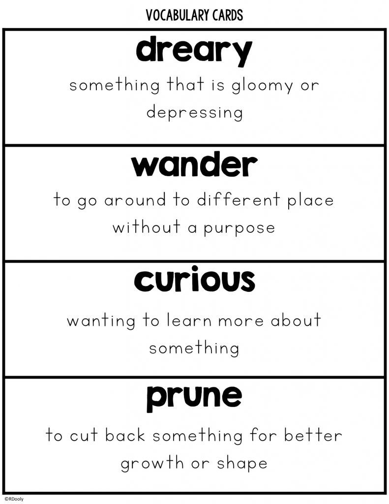 The Curious Garden - Interactive Read Aloud - The Teacher Bag