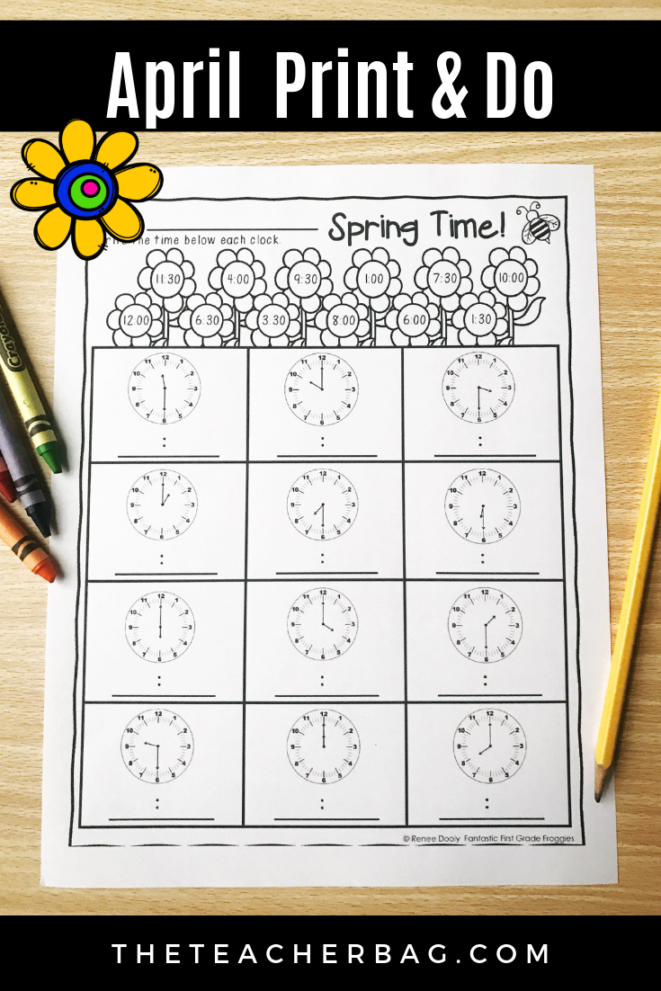April NO PREP Resources - The Teacher Bag