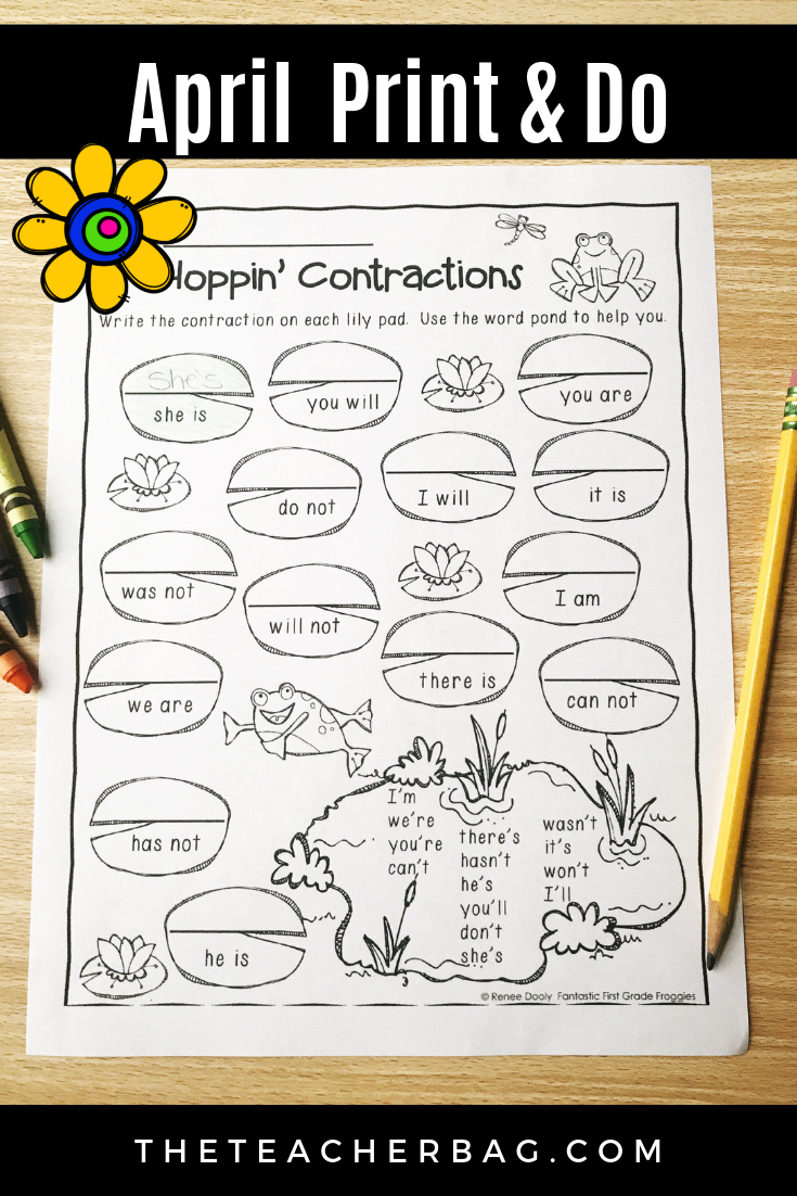 April NO PREP Resources - The Teacher Bag