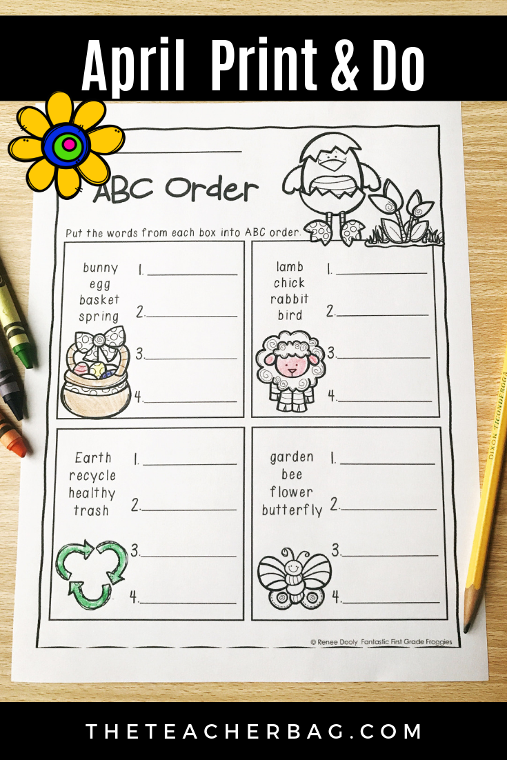 April NO PREP Resources - The Teacher Bag