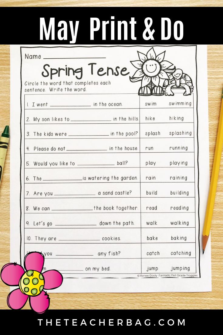 May NO PREP Resources - The Teacher Bag