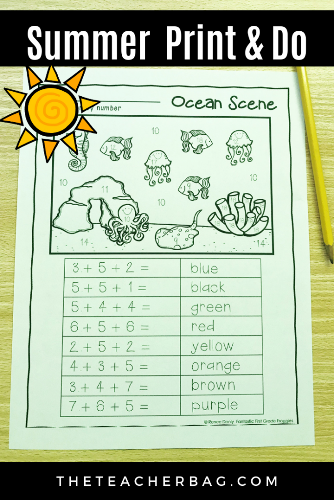 Summer NO PREP Resources - The Teacher Bag