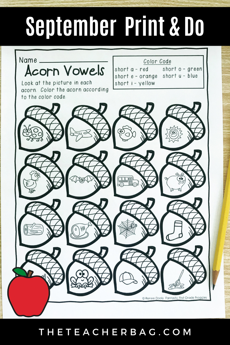 September NO PREP Resources - The Teacher Bag