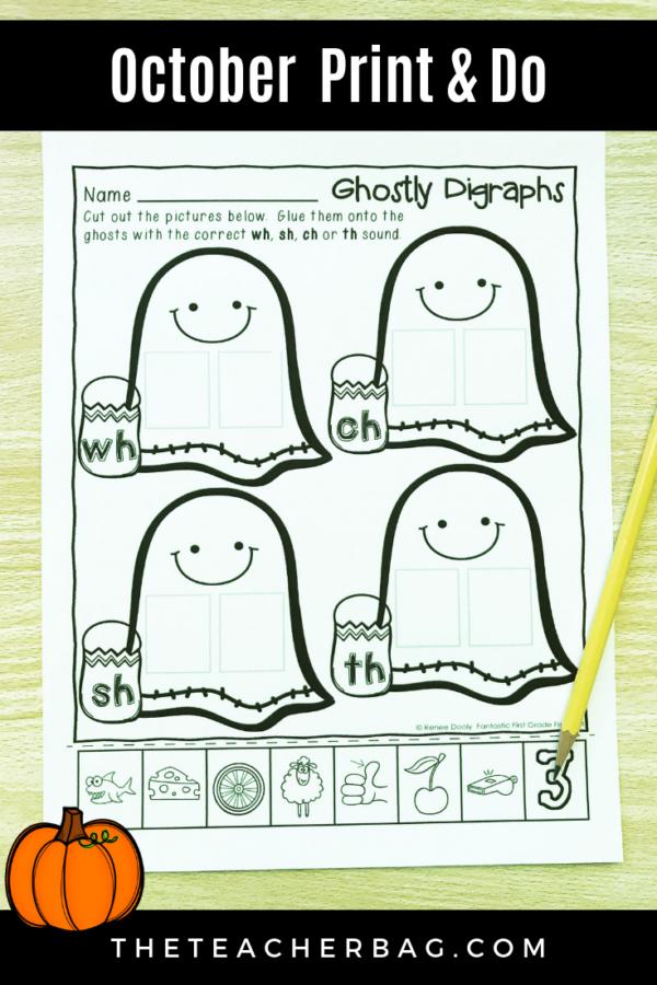 October NO PREP Printables for the Classroom - The Teacher Bag