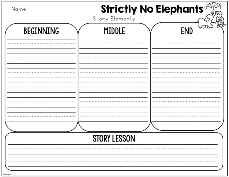 Strictly No Elephants - Interactive Read Aloud - The Teacher Bag
