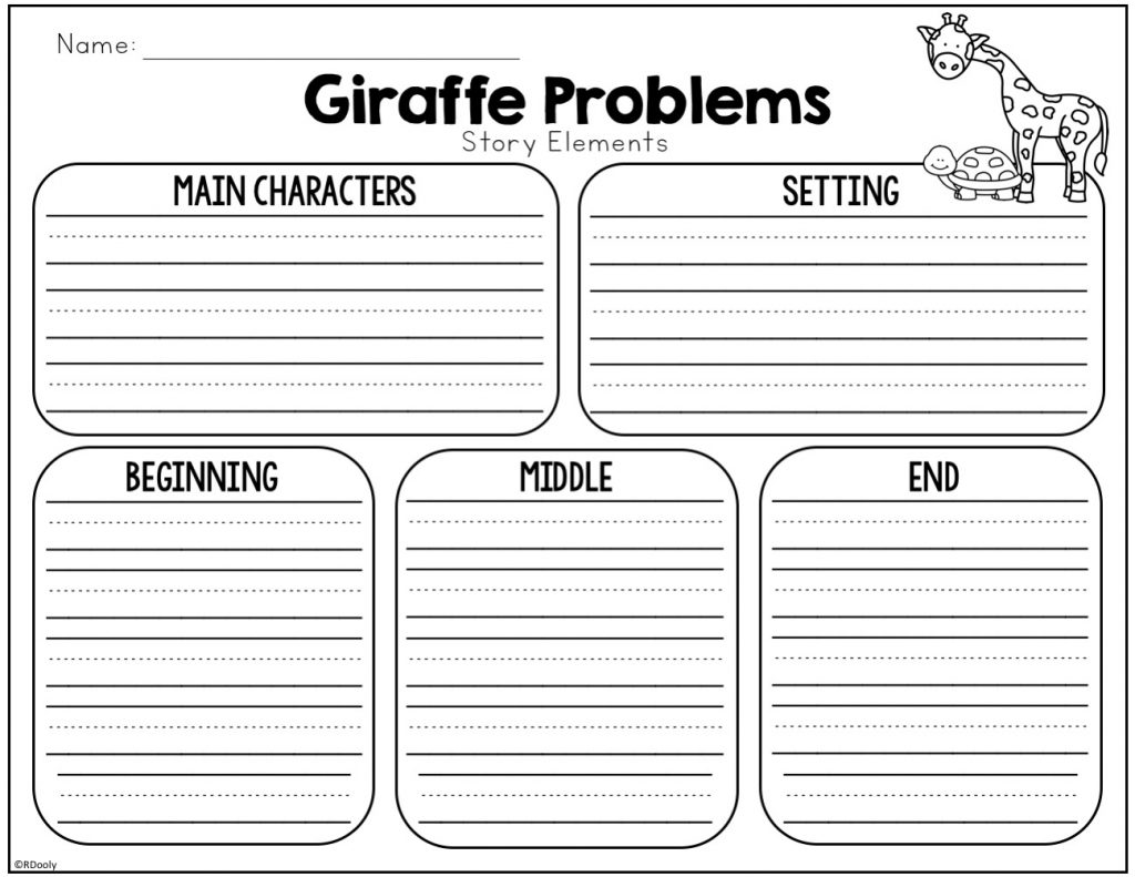 Giraffe Problems - Interactive Read Aloud Kit - The Teacher Bag