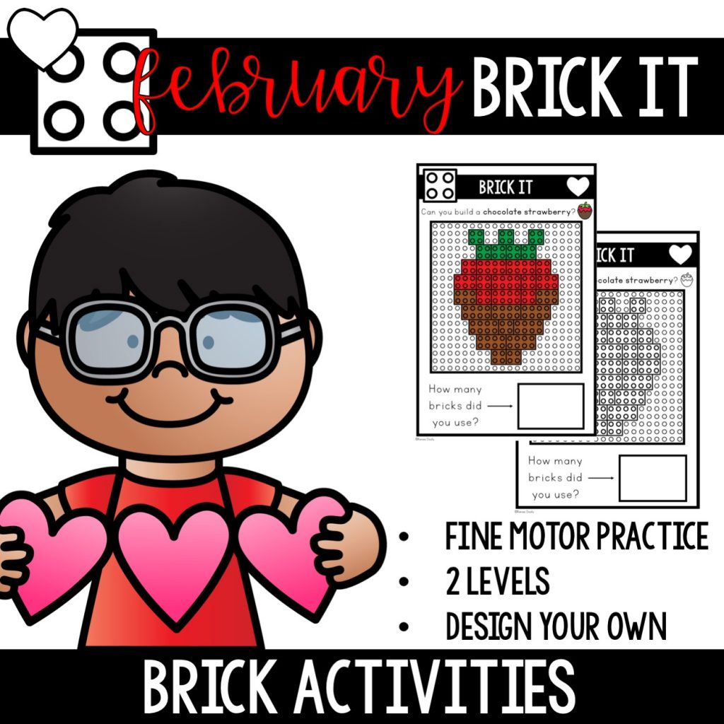 Valentine's Day Brick Activities - The Teacher Bag