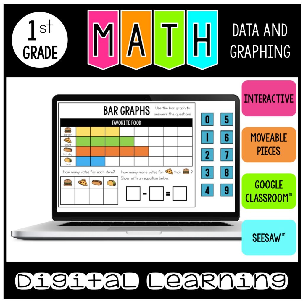 Data and Graphing Digital Practice for Google Classroom™ and Seesaw ...