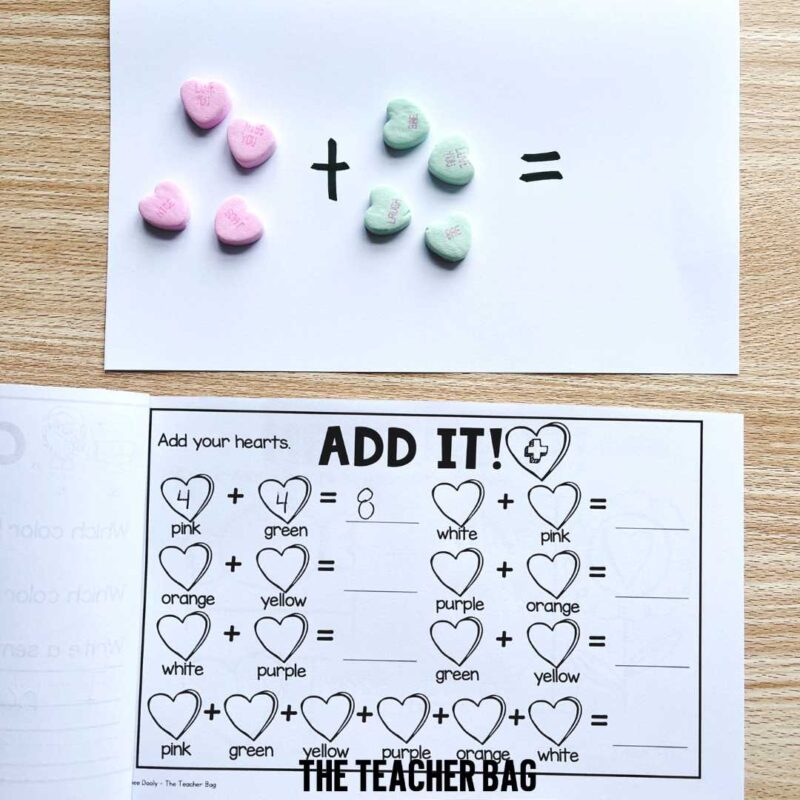 7 Candy Heart Math Activities - The Teacher Bag