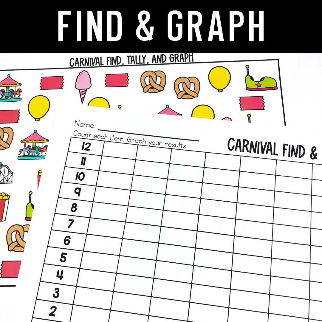 Carnival Math Centers for 1st Grade - The Teacher Bag