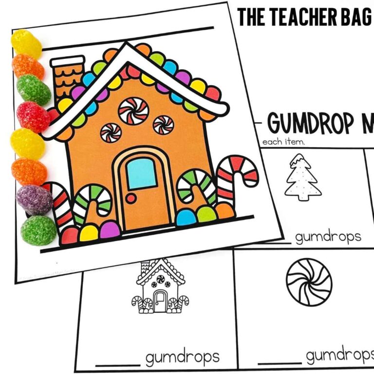 Gingerbread Math Centers for 1st Grade - The Teacher Bag