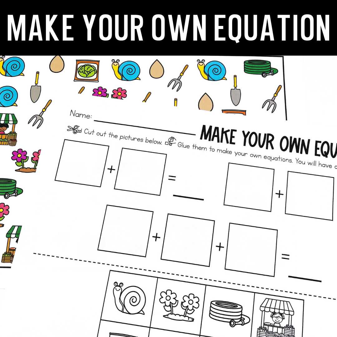 Garden Math Centers for 1st Grade - The Teacher Bag